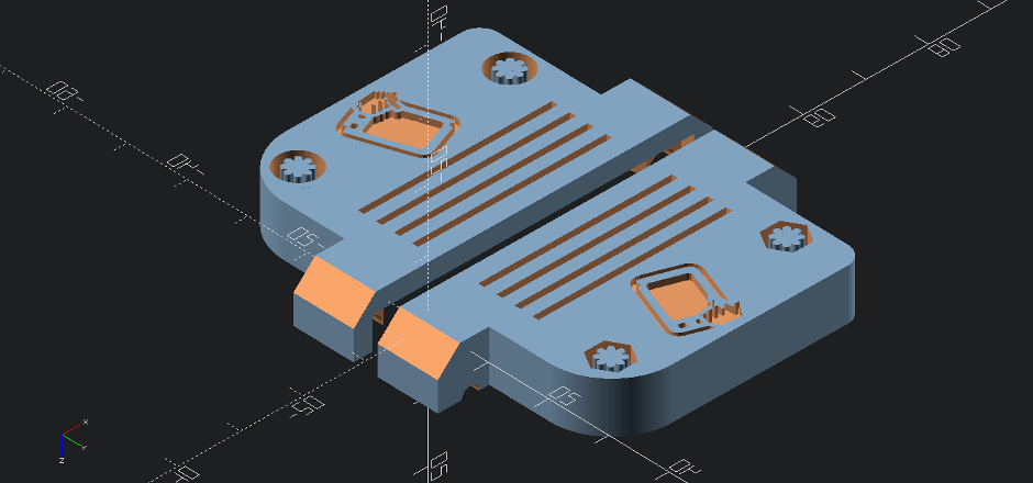 D-sub connector housing angled 90° by OK1HRA | Download free STL model ...