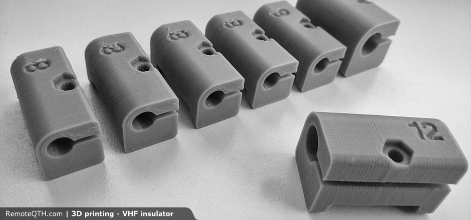 VHF Yagi Antenna insulator (OBSOLETE) by OK1HRA | Download free STL ...