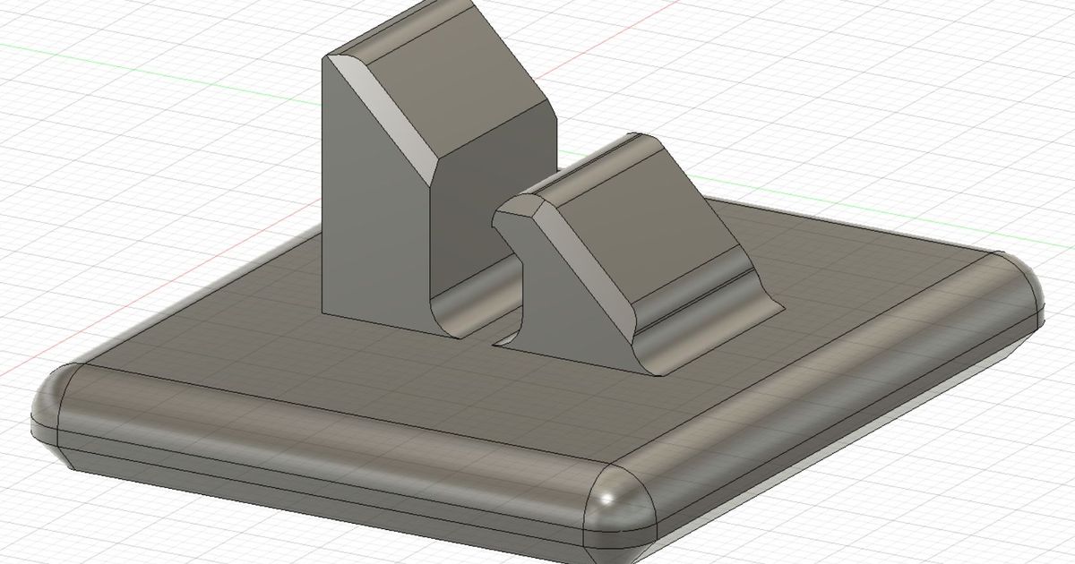 Spring clamp replacement foot by cjnaz | Download free STL model ...