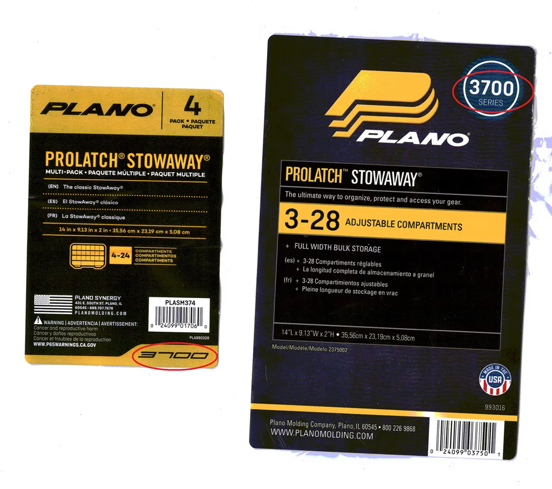 Fast Print Simplified Plano 3700 Series Small Parts Organizer Bins by ...