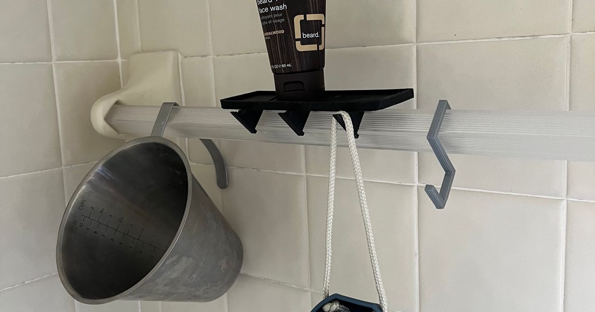 Shower Shelf by Mike Musco-Jones | Download free STL model | Printables.com