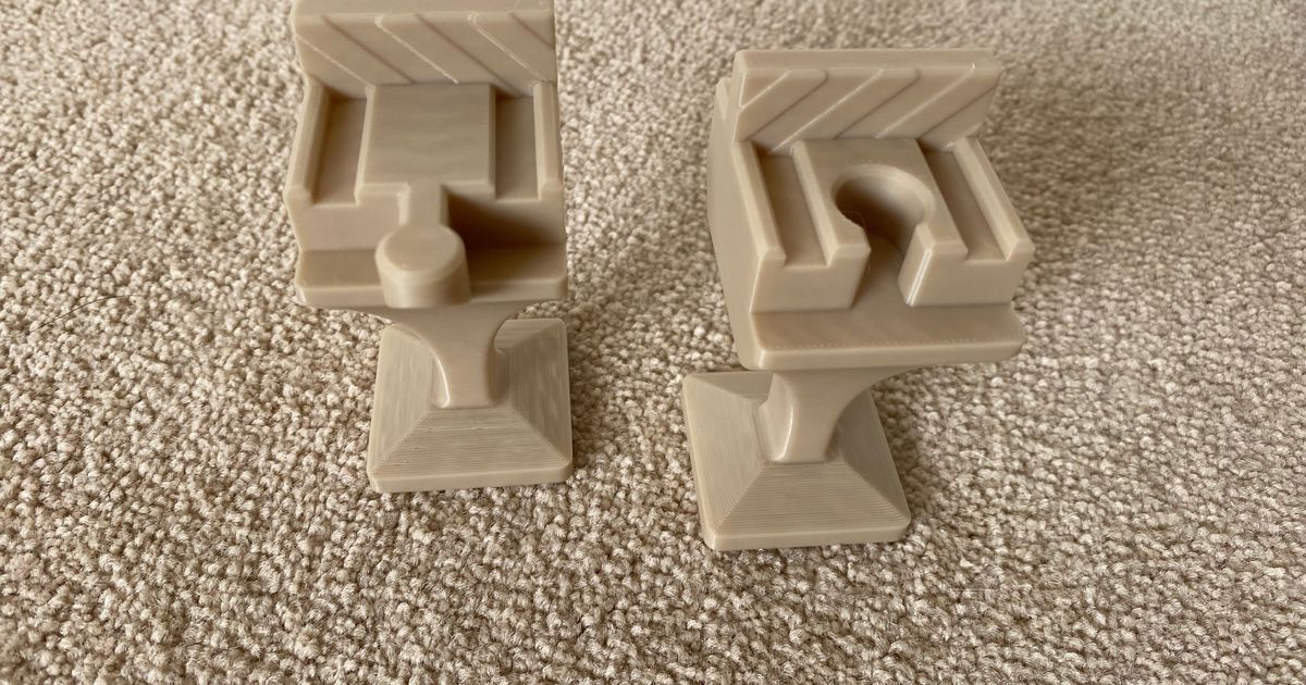 Wooden Railway Elevated Buffers by DrKriegerAUS | Download free STL ...