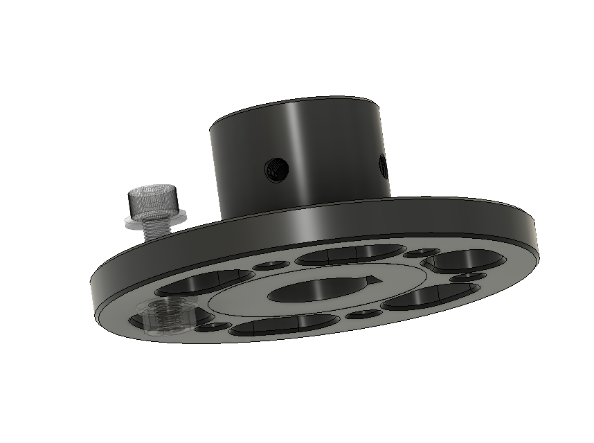 Hub for motor shaft by Lewis Jeffery | Download free STL model ...