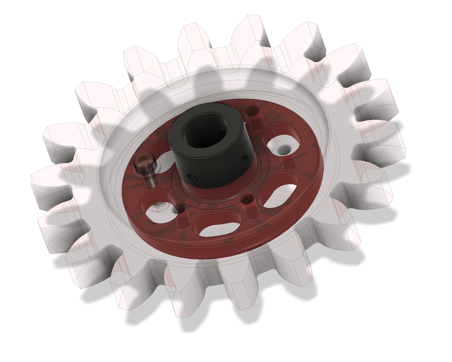 Hub for motor shaft by Lewis Jeffery | Download free STL model ...