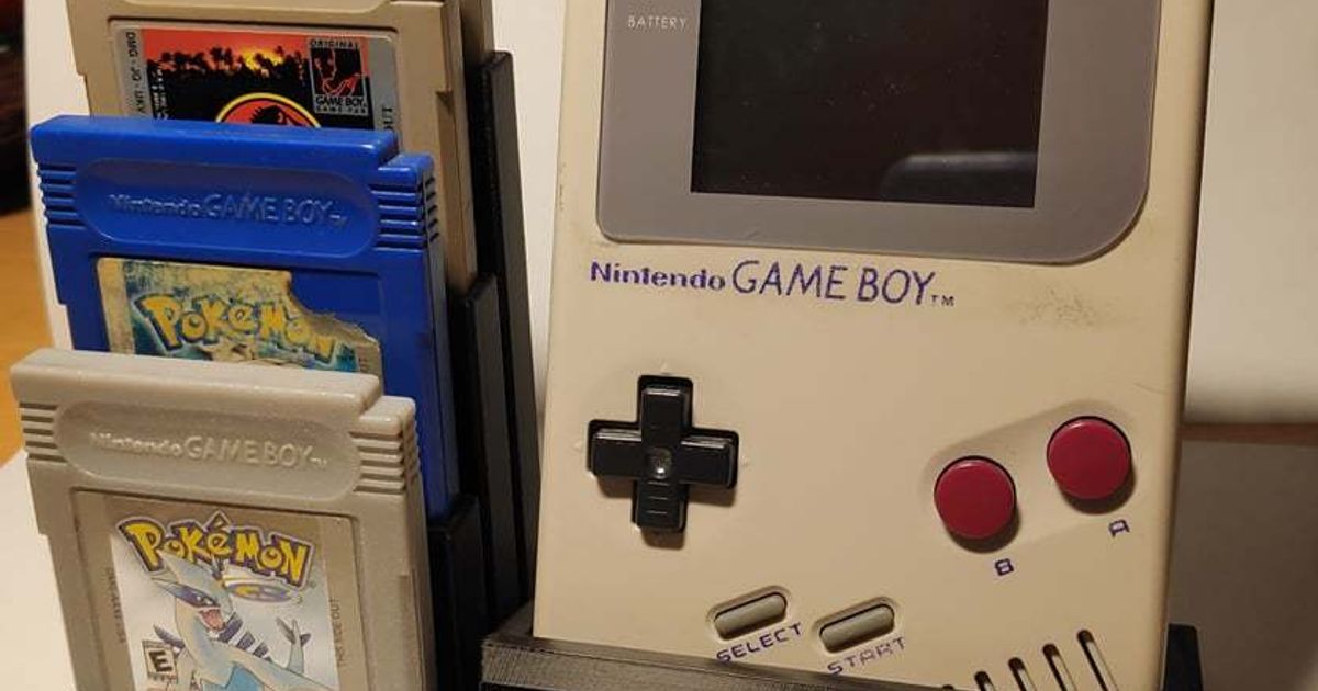 Game Boy Classic/DMG Display Stand by Knajcik | Download free STL model ...
