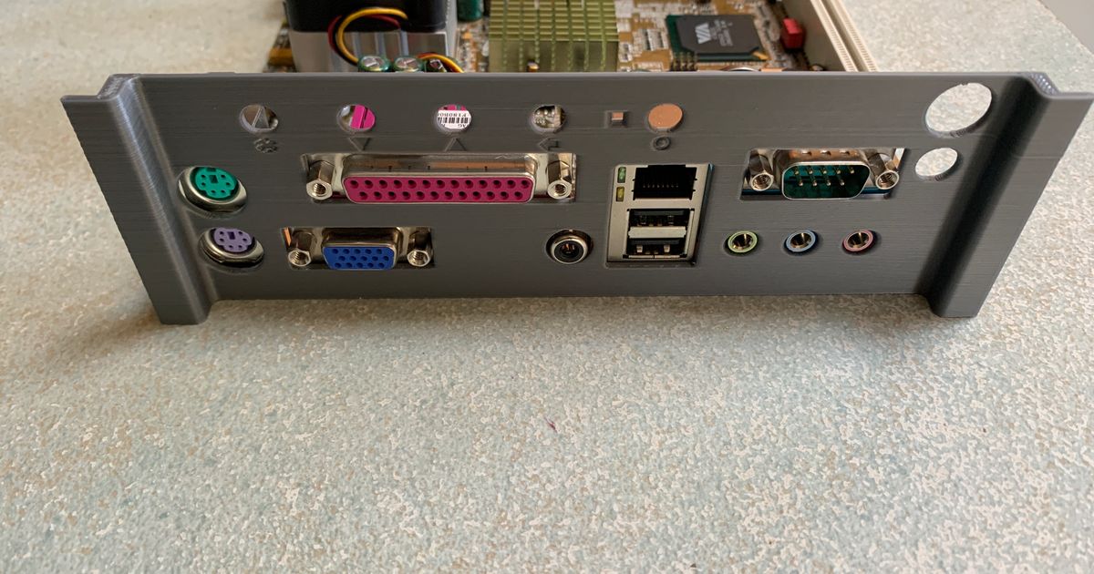 Via epia-800 ITX motherboard tray by Aaron Newman | Download free STL ...