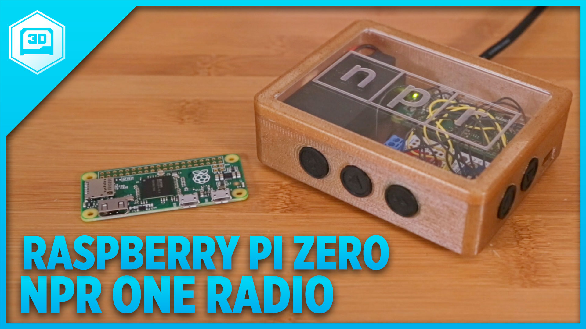 Raspberry Pi Zero NPR One Radio by Adafruit | Download free STL model | Printables.com