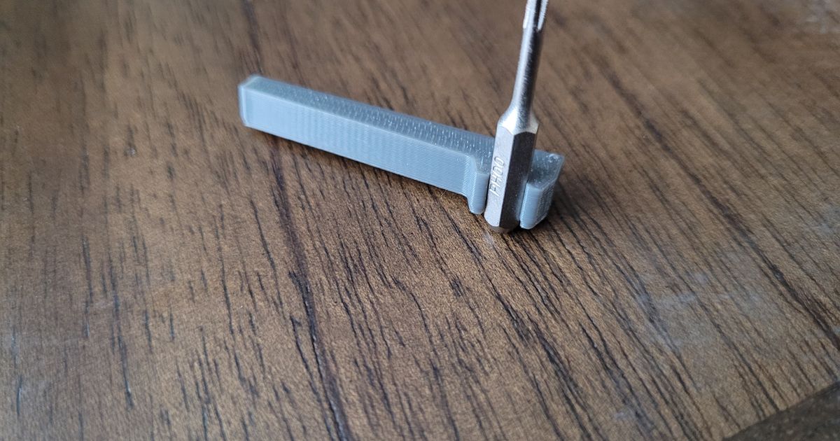 4mm Hex Bit Right Angle Driver/Wrench by 340DWS | Download free STL ...