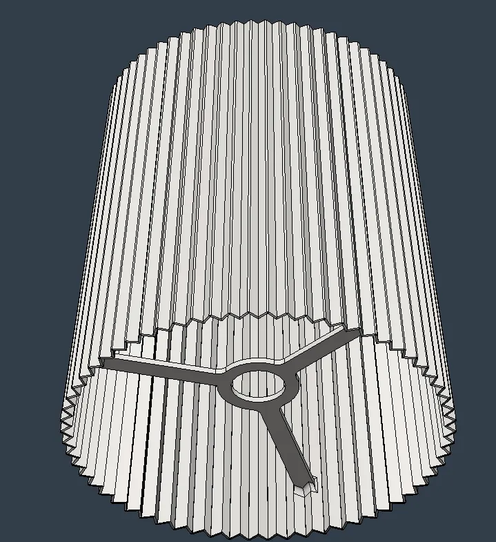 Basic Lampshade 200mm by jattie | Download free STL model | Printables.com