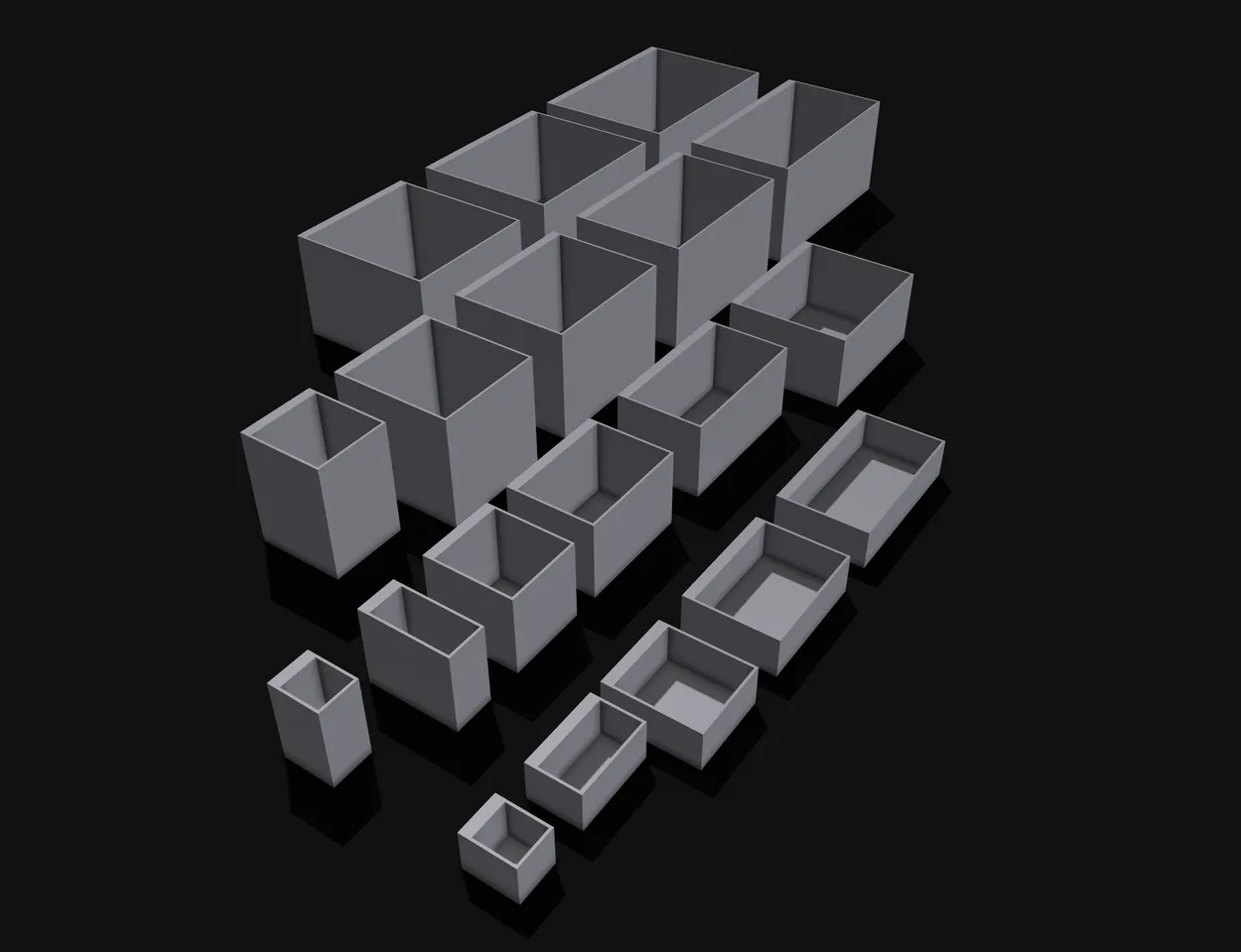 Multiboard bin system by David D | Download free STL model | Printables.com