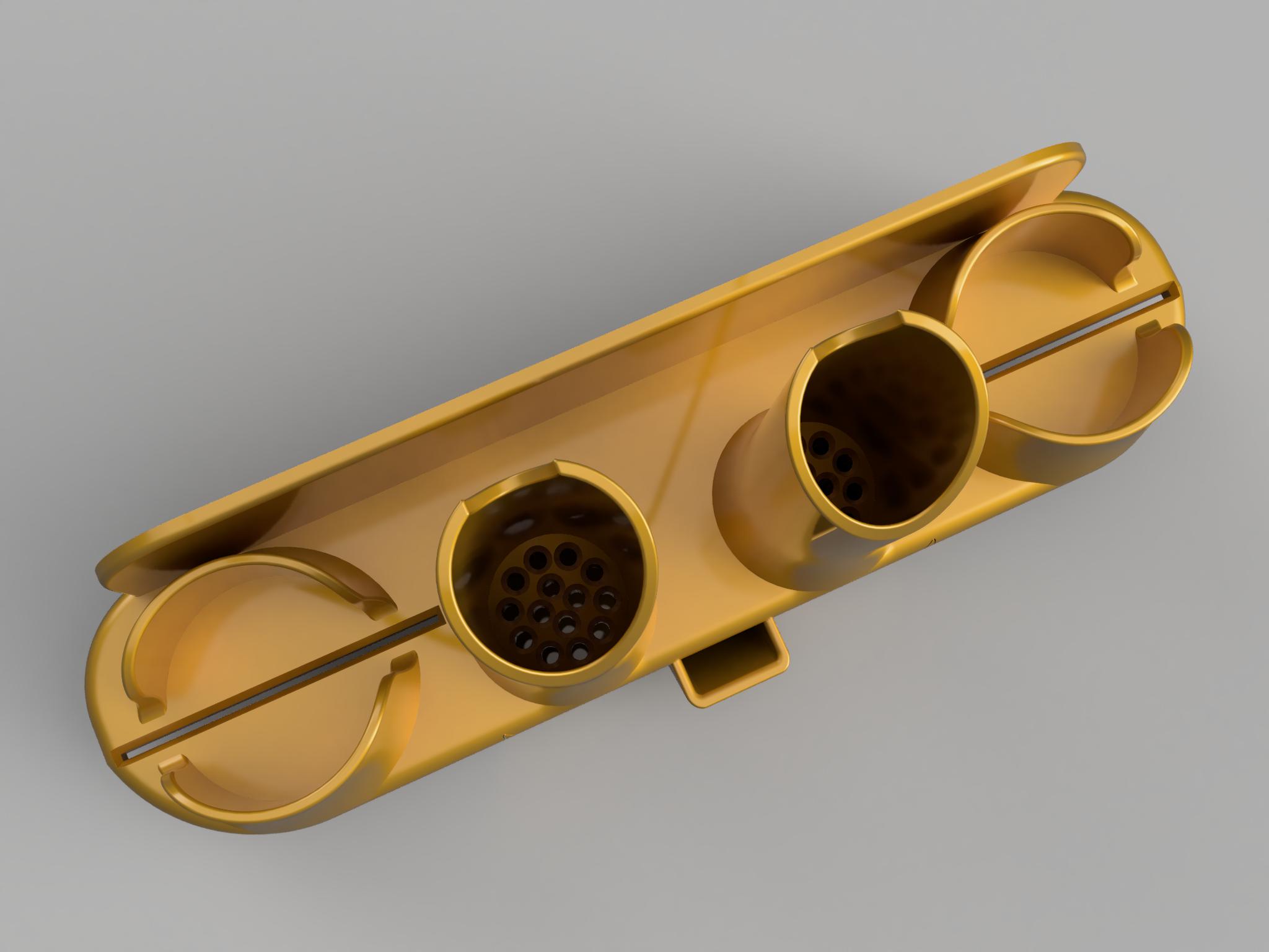 Shelf for toothpaste and toothbrush. by Dušan | Download free STL model ...