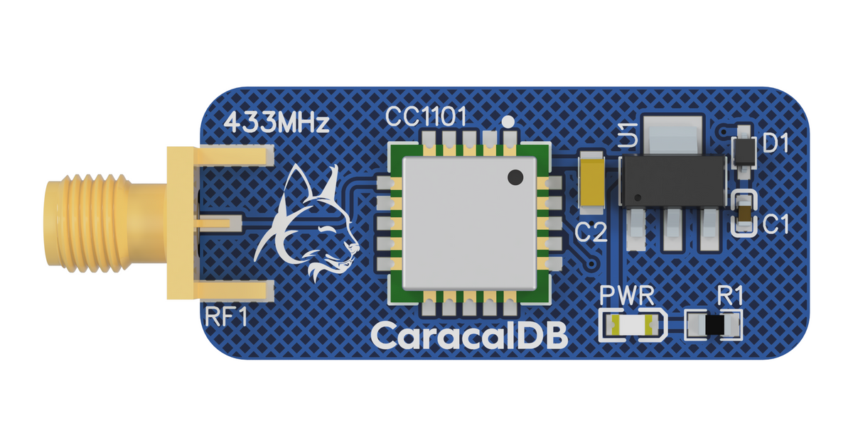 Mini CC1101 Case by CaracalDB | Download free STL model | Printables.com
