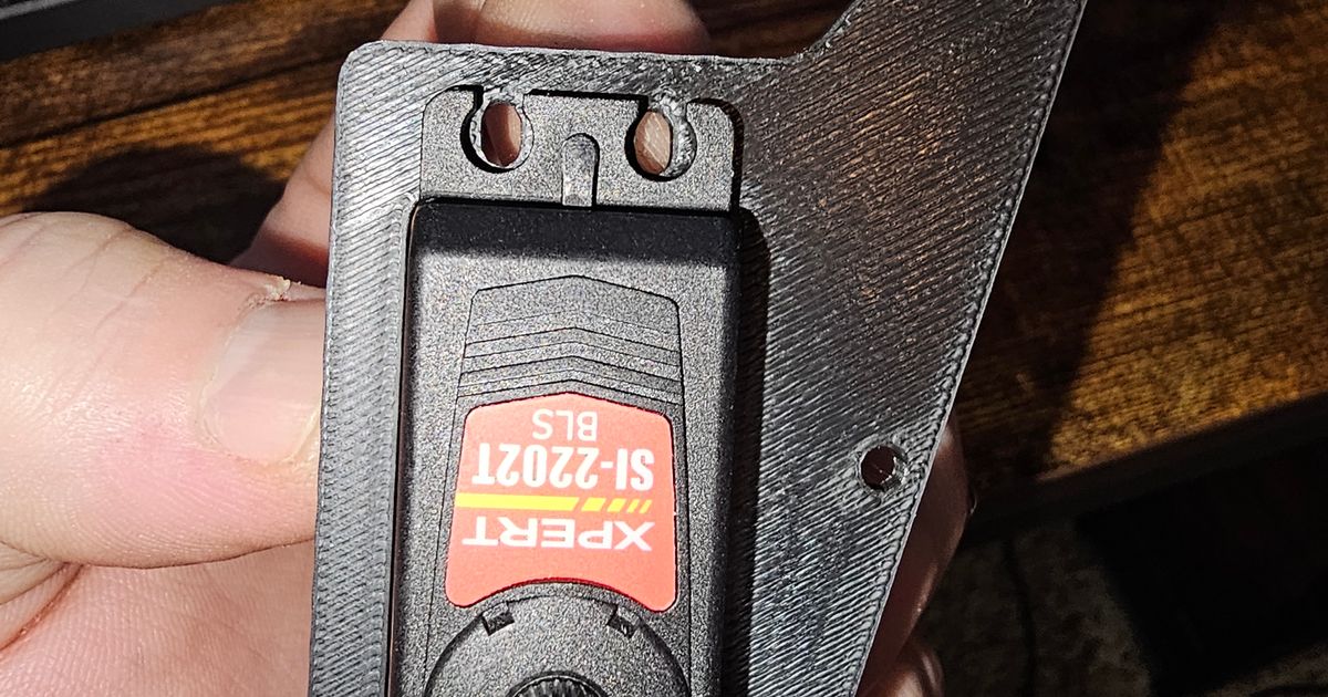 Thunder Tiger Raptor 30 Tailboom Servo Mount by Jason H. | Download ...