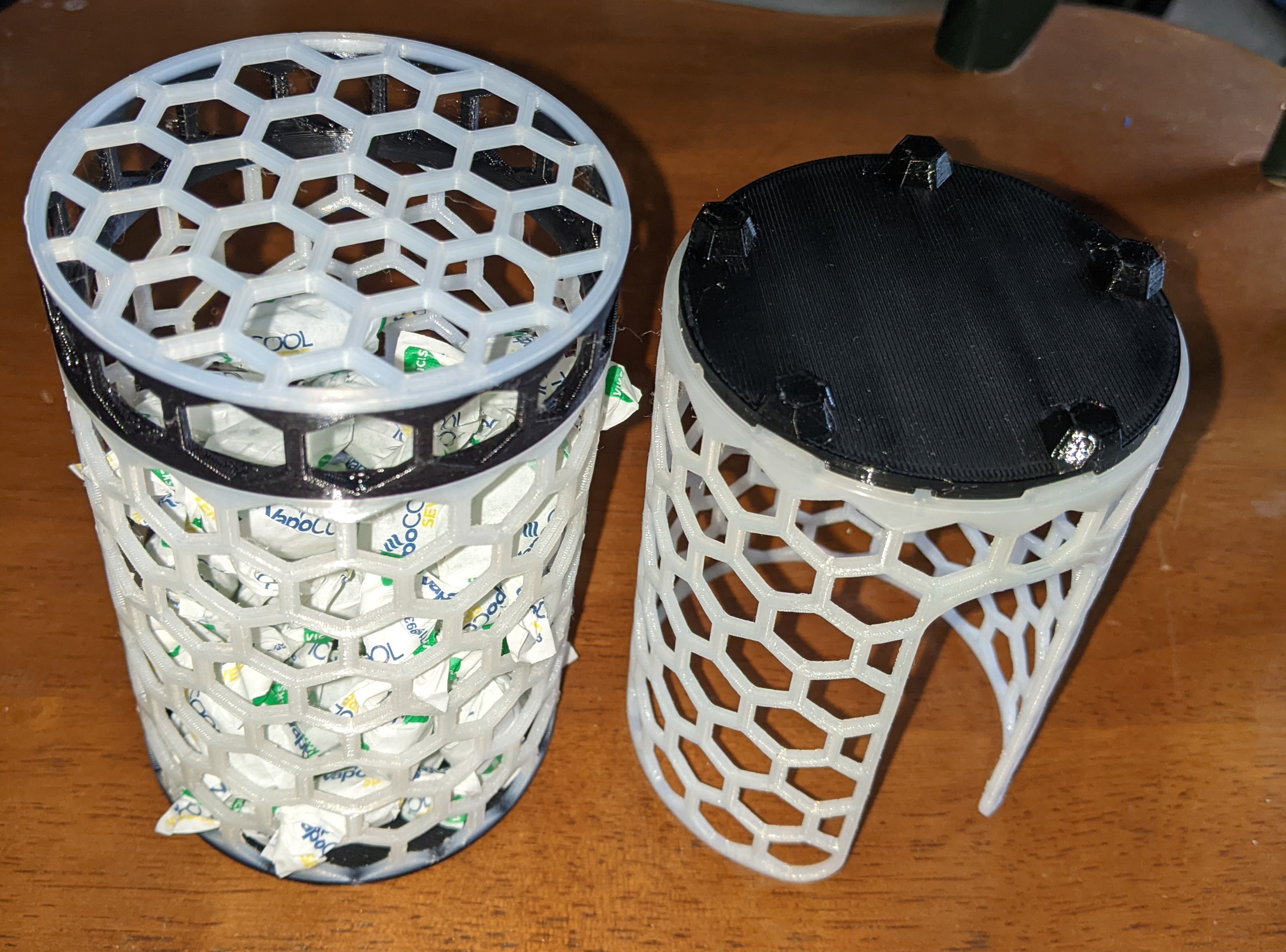 Hex Mesh Containers and Cylinders by Jeeter | Download free STL model ...