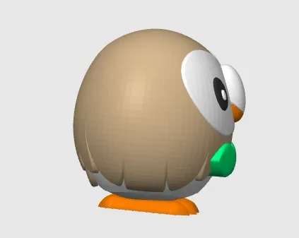 Rowlet - Pokemon - Multicolor by Deltree3D | Download free STL model ...