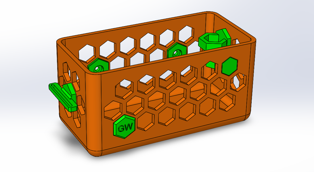 Honeycomb basket by Guillermo Wismann | Download free STL model ...