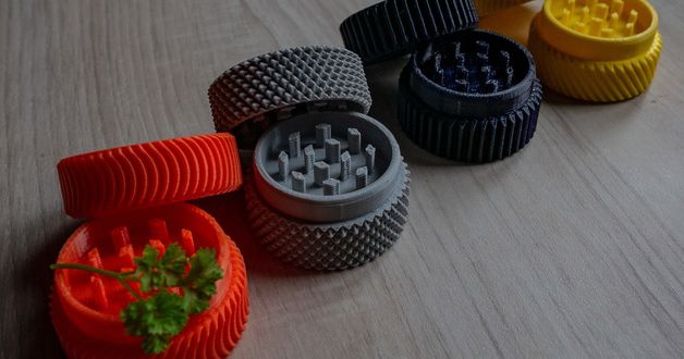 Cannabis Herb Grinder by The Creator | Download free STL model ...