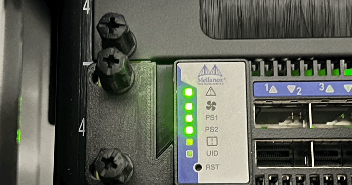 Mellanox SX6036 Rails by Rex | Download free STL model | Printables.com