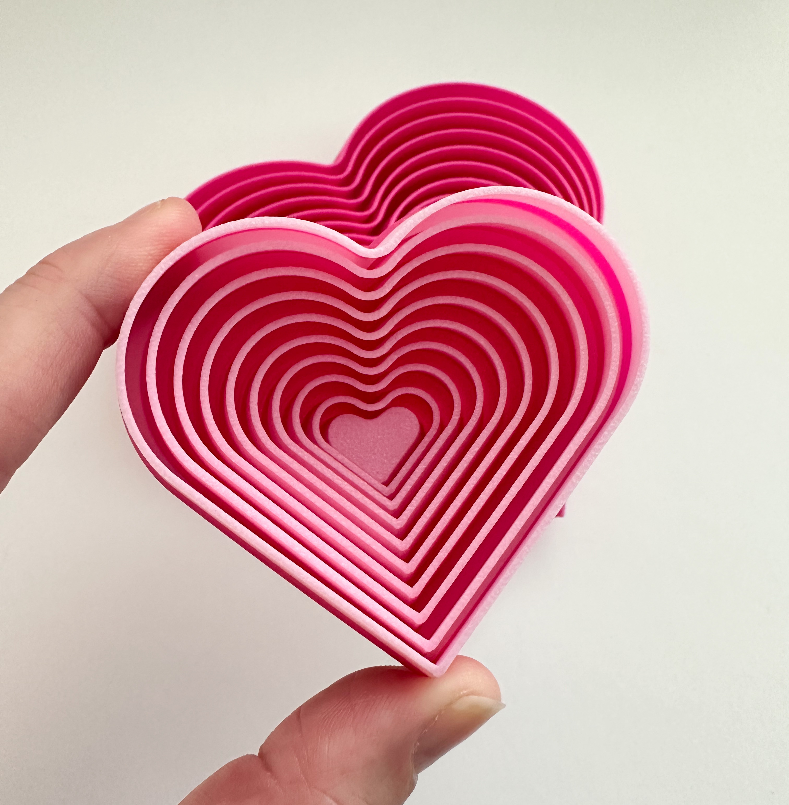 Heart Layered Fidget Toy (2 Sizes) by 3DPmom | Download free STL model ...