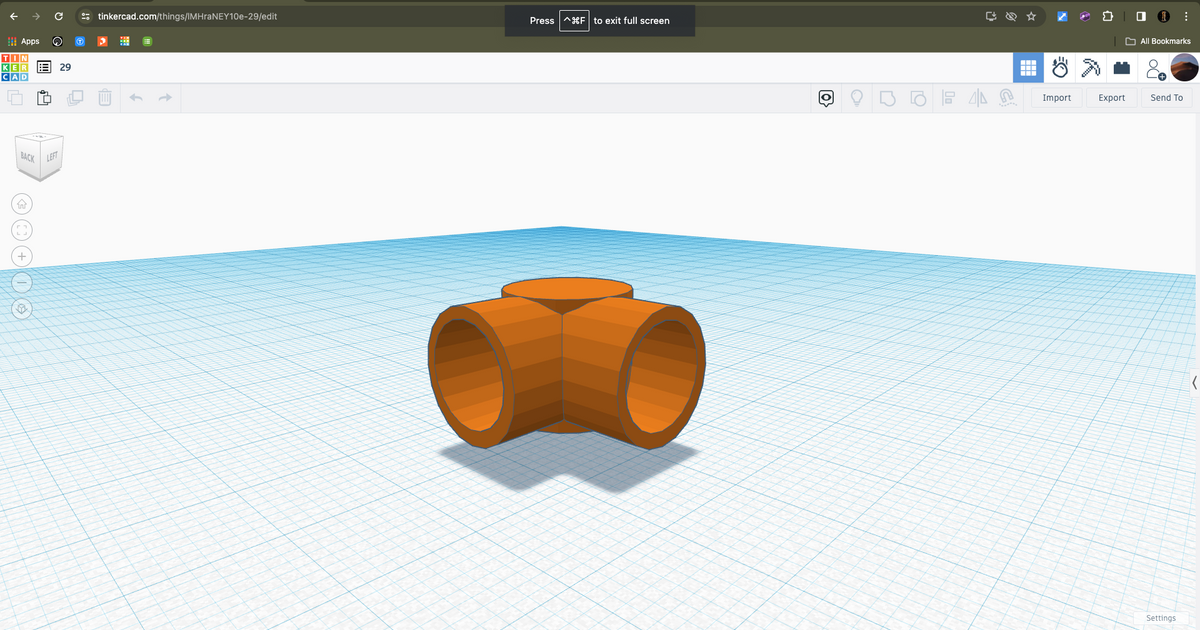 1 inch pvc three way fitting by ipotato018 | Download free STL model ...