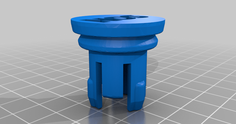 Cigarette Lighter NOS Button by Dean Styron | Download free STL model ...