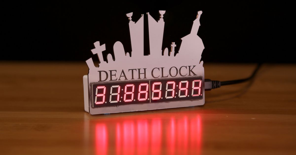 Death Clock by Adafruit | Download free STL model | Printables.com