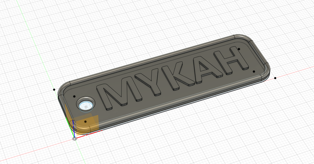 Key Tag by Kiwibloke | Download free STL model | Printables.com