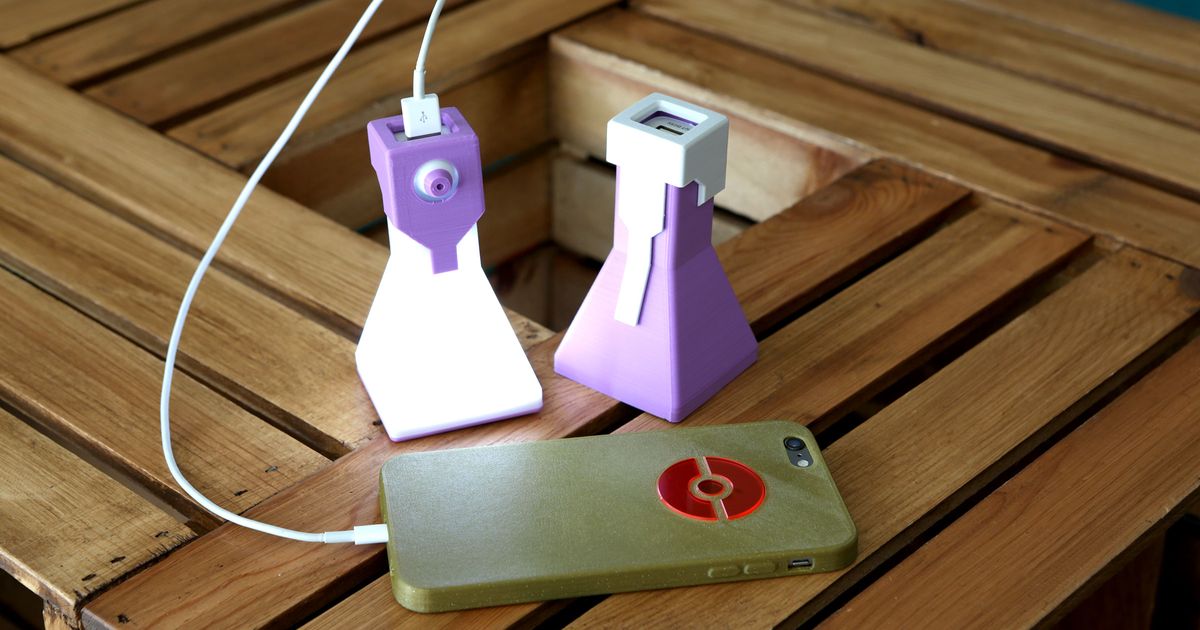 Pokemon Potion - USB Battery by Adafruit | Download free STL model ...