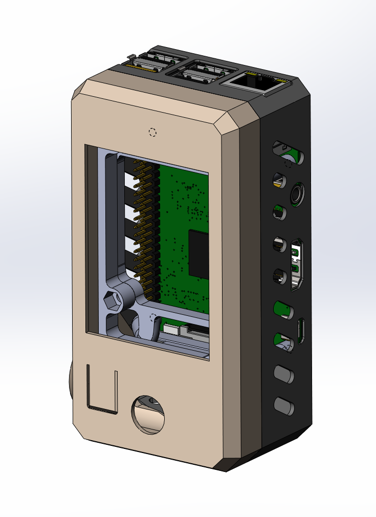 Prusa Mini Display Box RaspberryPI Case 3B, 4B and soon 5 by Eddi ...