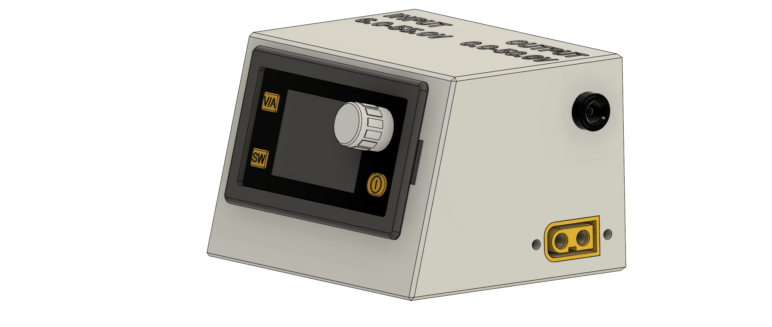 XY5005E/XY5008E power supply case with XT60 and barrel connectors by ...