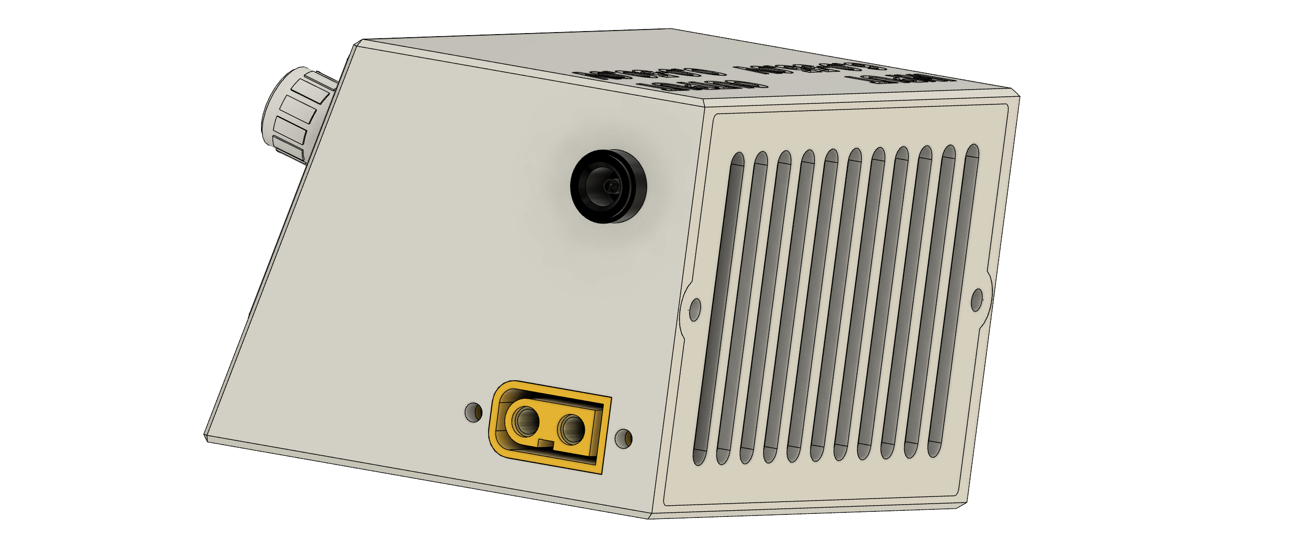 XY5005E/XY5008E power supply case with XT60 and barrel connectors by ...