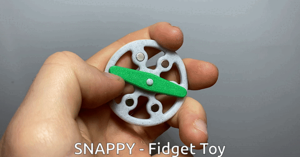Snappy - Compass Fidget Toy by Hallum | Download free STL model ...