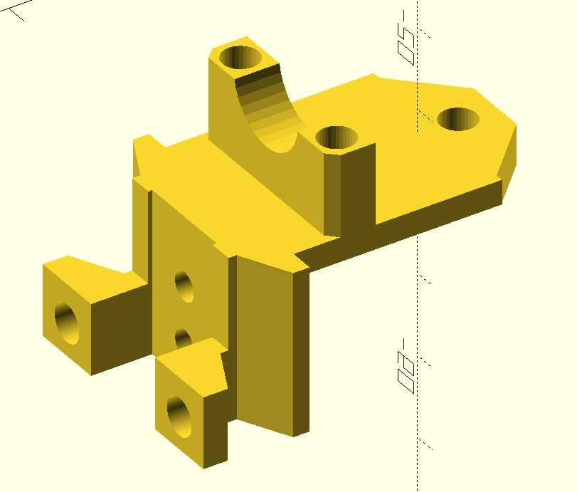 Key for CNC Rook carriage with V6-CHC hotend by Ambrosia | Download ...