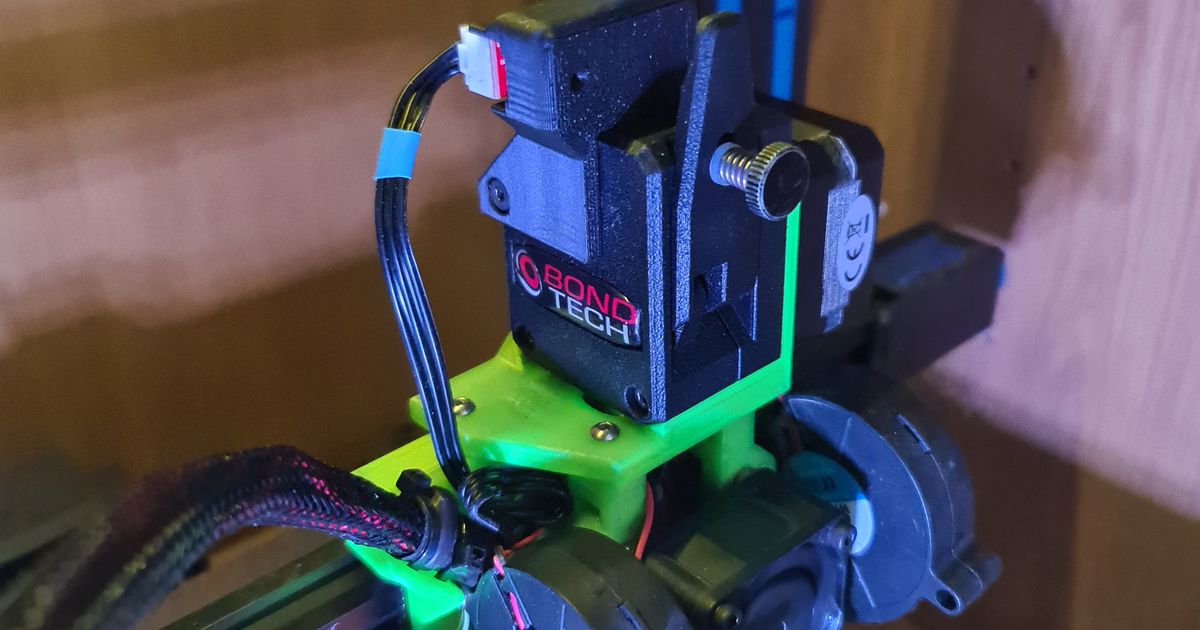 Bondtech BMG optical filament runout sensor mount by t3chguy | Download ...
