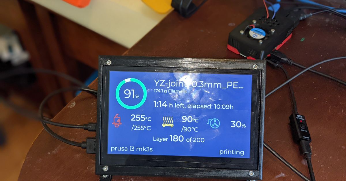 Raspberry pi touch screen case par Bheem2021 | Téléchargez gratuitement ...
