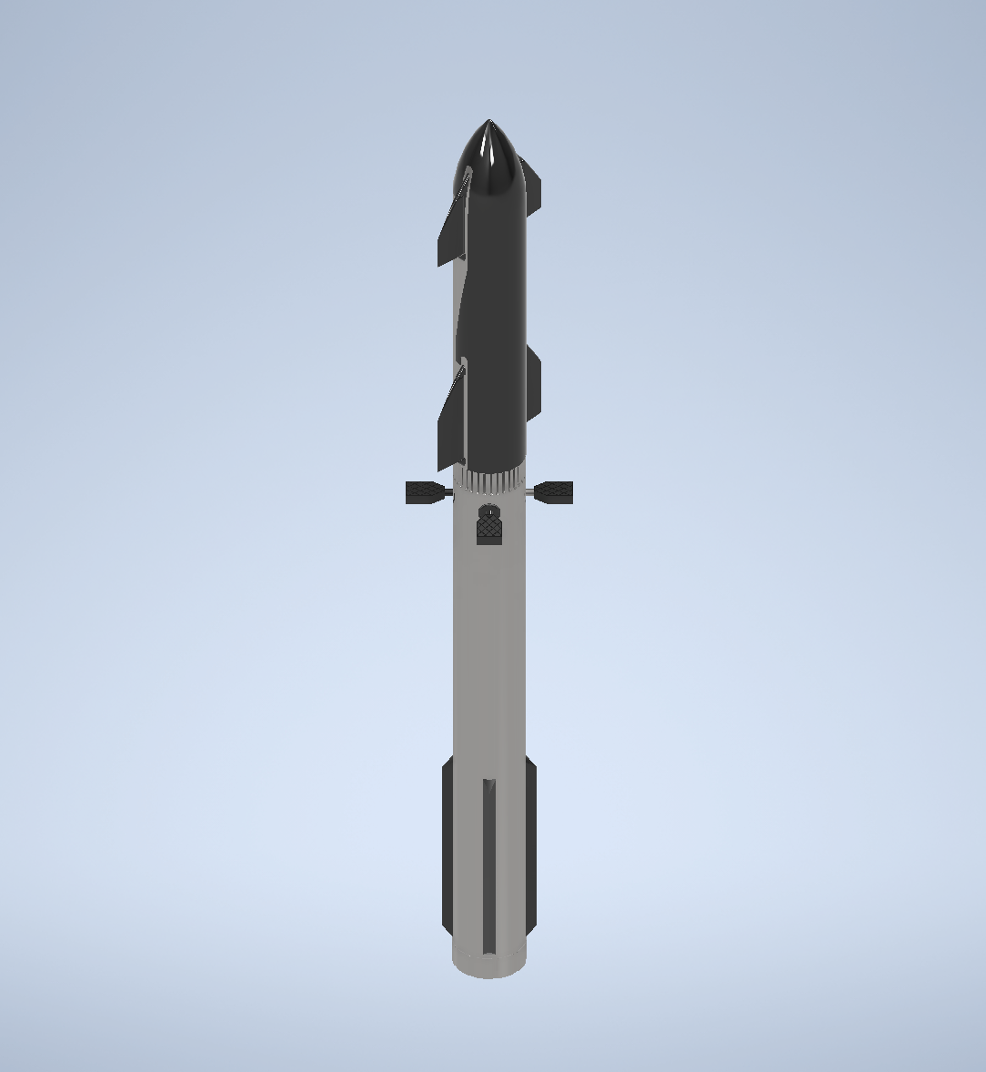 Spaceship and Tower w. SpaceX Starship look (Updated) / Tour de ...