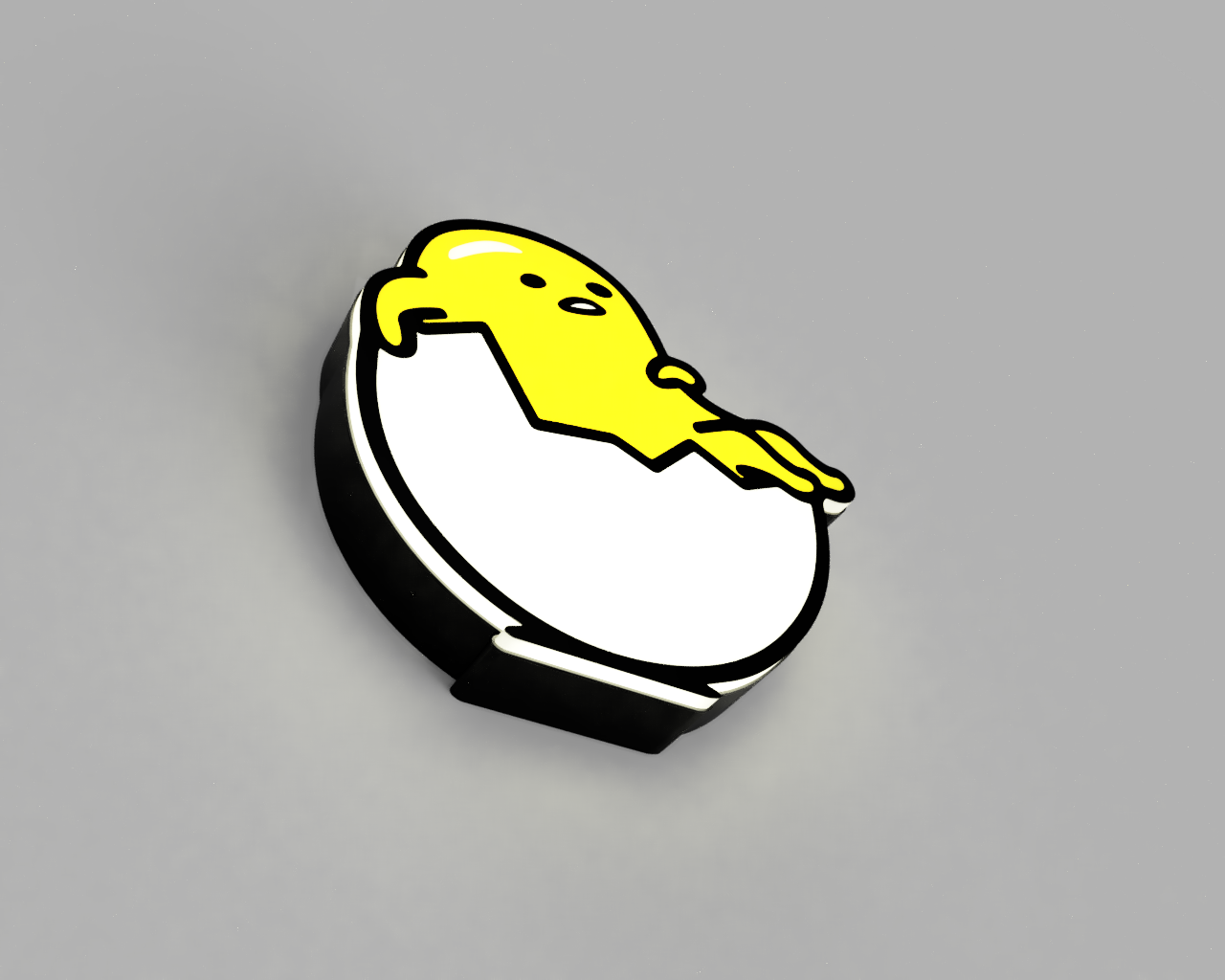 Gudetama Lightbox by Valda3D | Printables Store