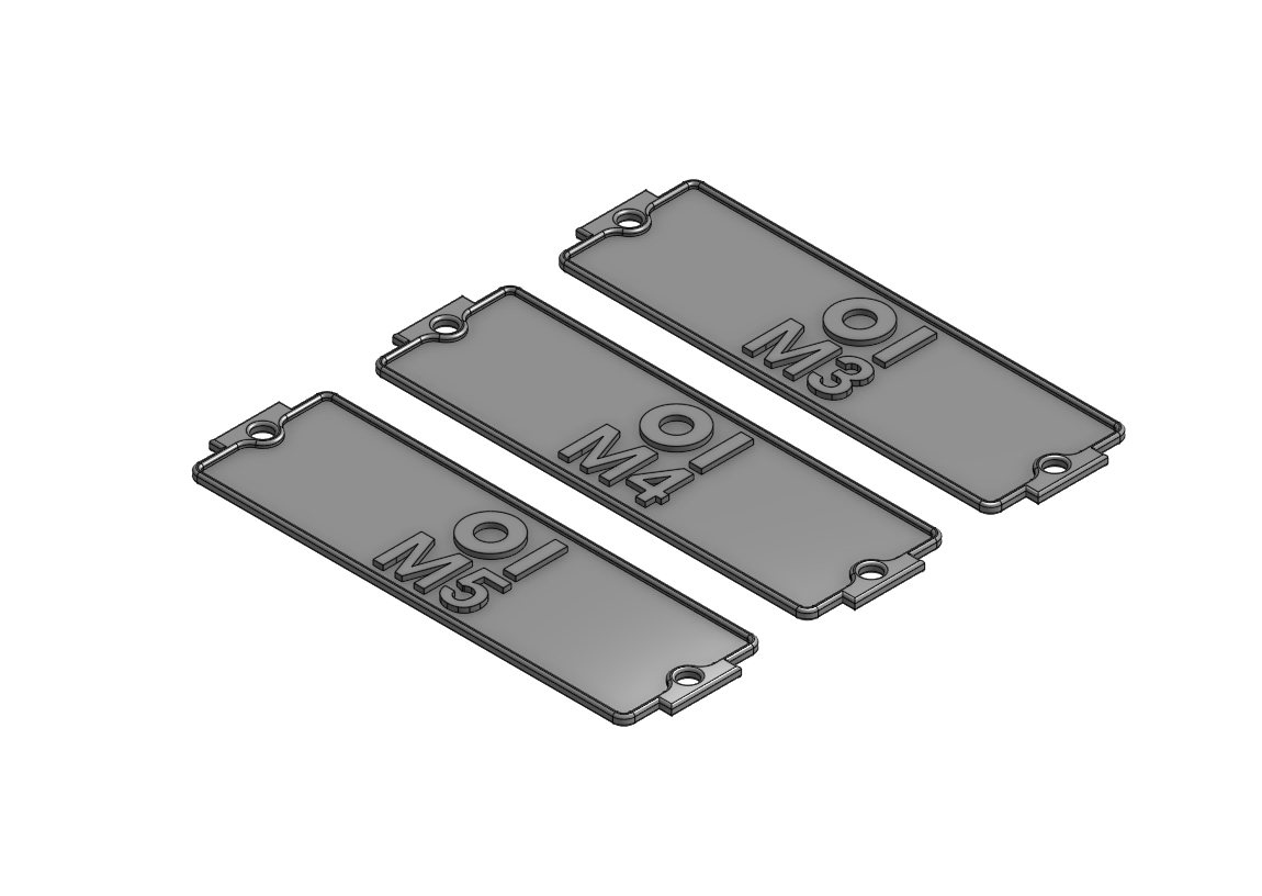 Printable Labels Expansion Pack for Gridfinity Bin by Pred por ...