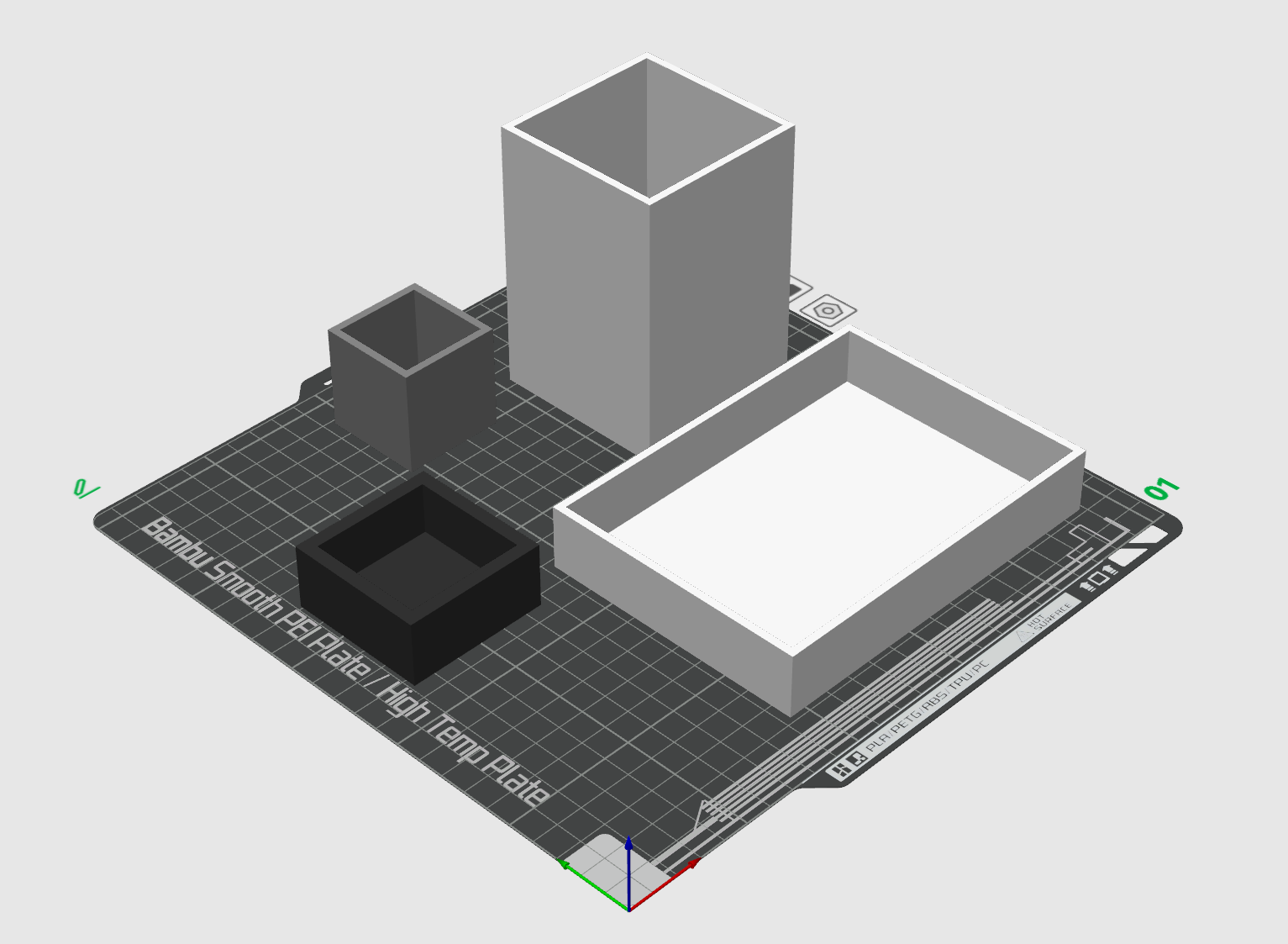 Simple Box - 8000 different Sizes - 40x40x10 mm up to 150x150x150 mm ...