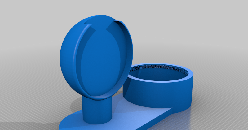 Scanner Desktop Holder by cdeas | Download free STL model | Printables.com