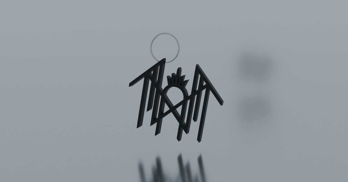 Sleep Token Keychain & Logo by cypo | Download free STL model ...