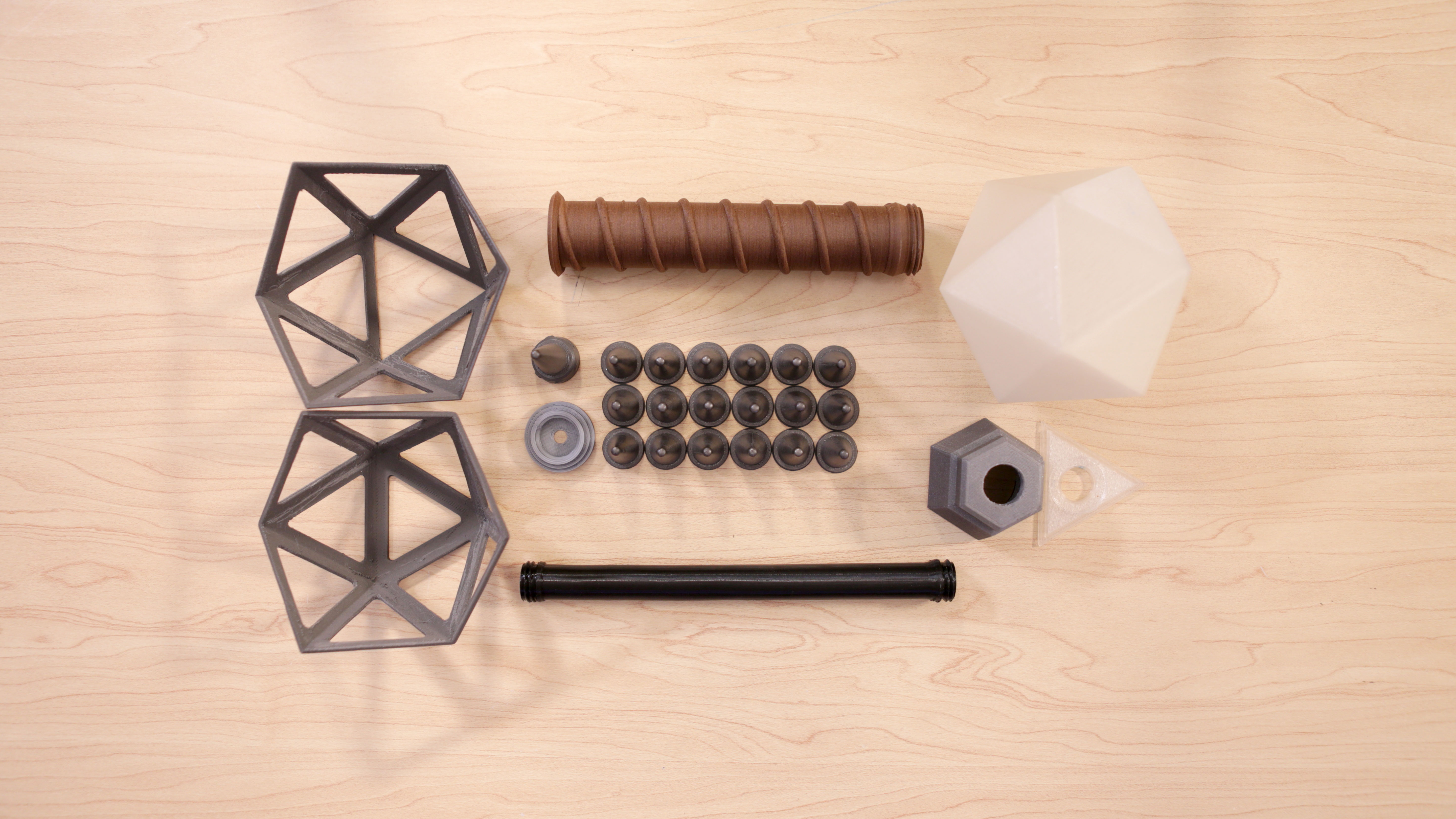 Glowing Icosahedron Mace with Spikes by Adafruit | Download free STL ...