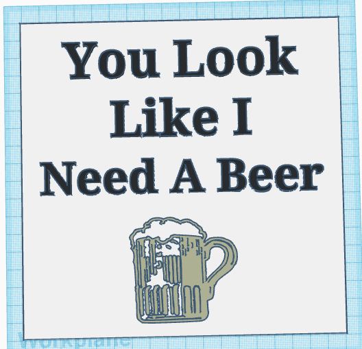 Beer Sign by Phantom Printer | Download free STL model | Printables.com