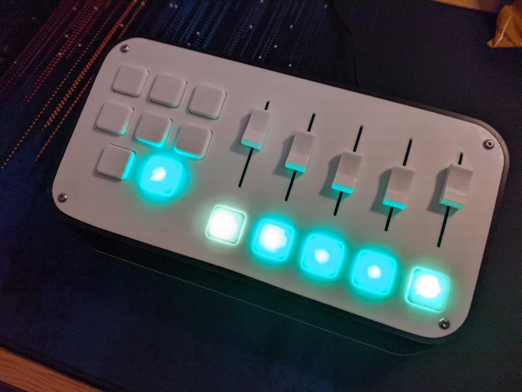 MIDI Mixer Control Panel by Theo Buchholz | Download free STL model ...