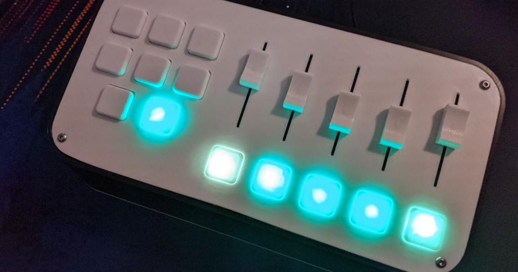 MIDI Mixer Control Panel by Theo Buchholz | Download free STL model ...