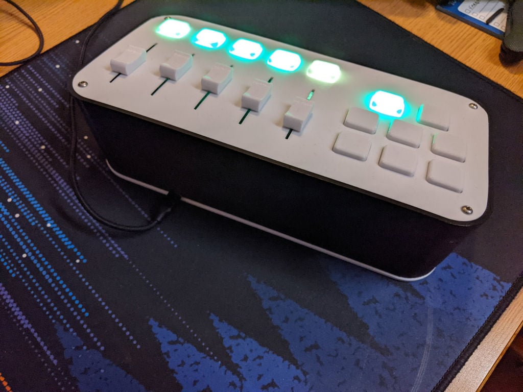 MIDI Mixer Control Panel by Theo Buchholz | Download free STL model ...