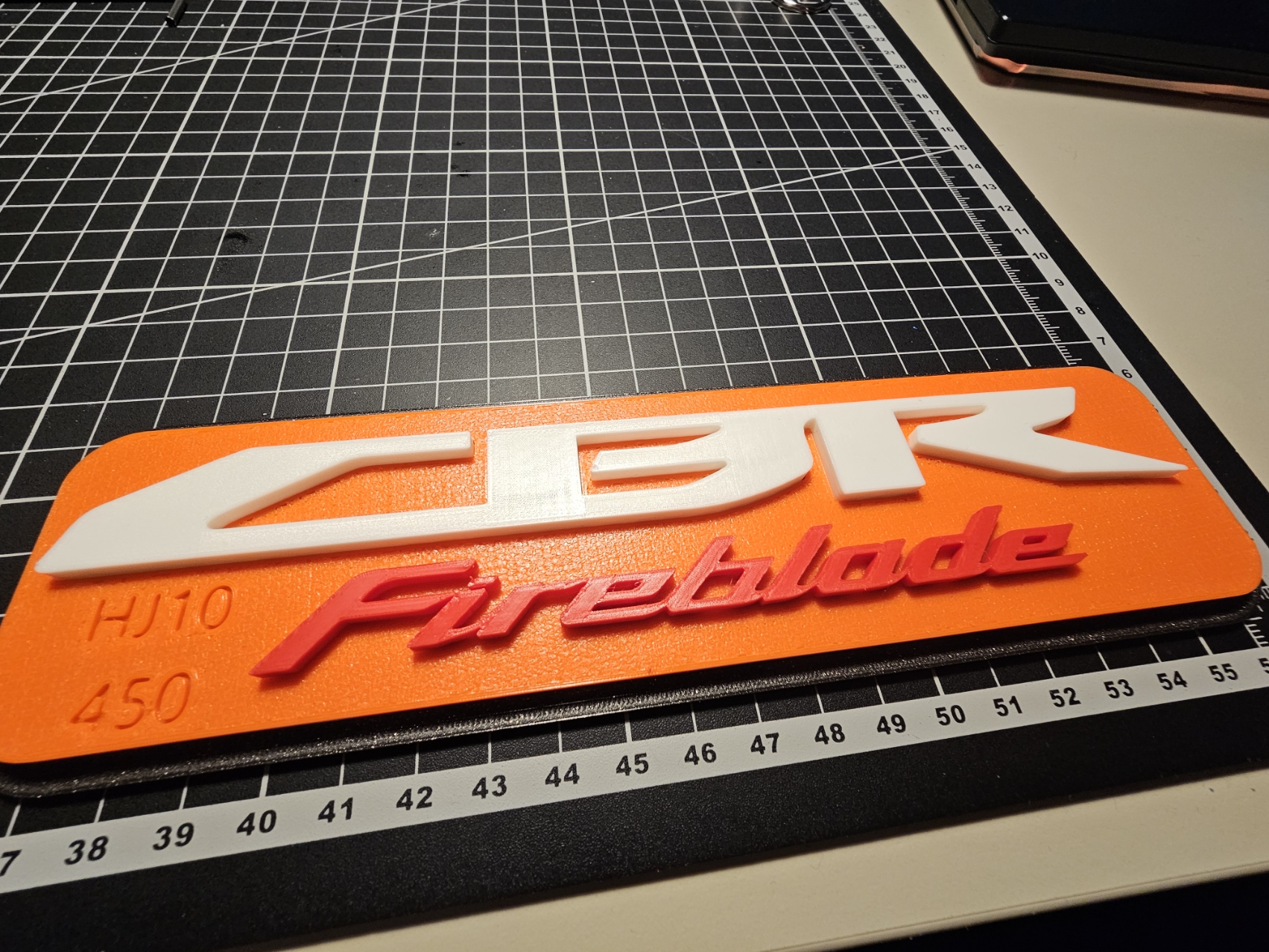 CBR Fireblade (Honda) Plaque (No MMU/AMS) by Alriz | Download free STL ...