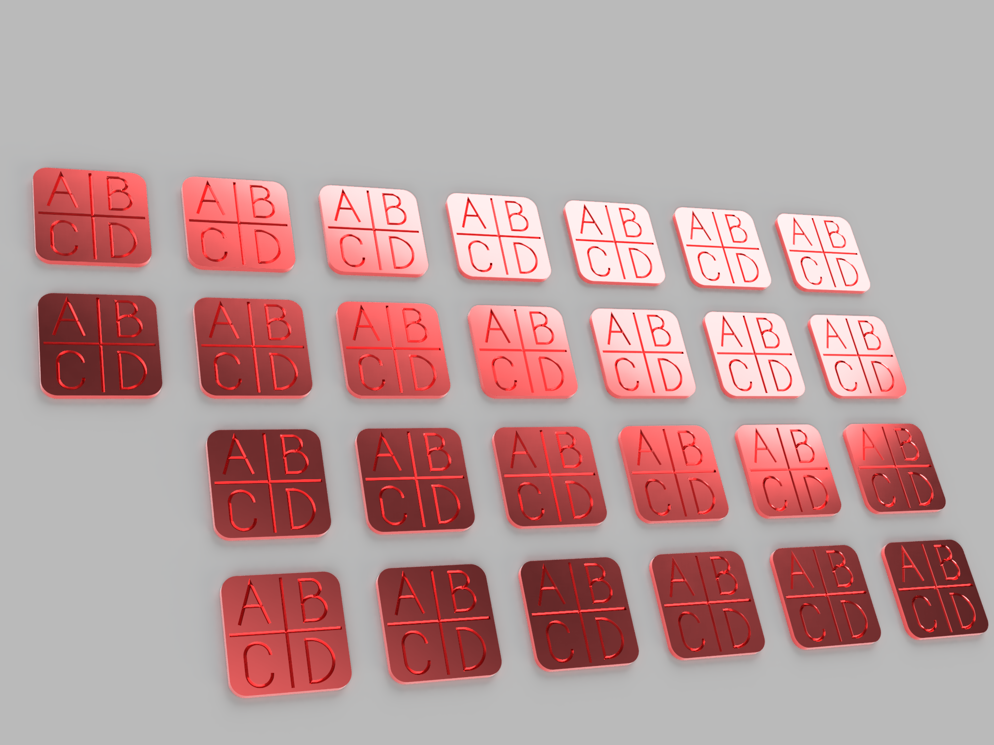 The alphabet Pexeso by Dušan | Download free STL model | Printables.com