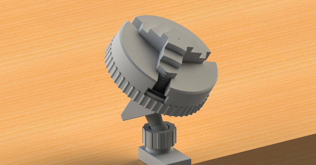 Desktop Lathe Chuck by Adr1an | Download free STL model | Printables.com