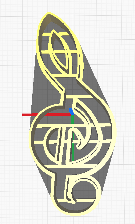 Treble Clef Cookie Cutter by TJTheDragonFriend | Download free STL ...